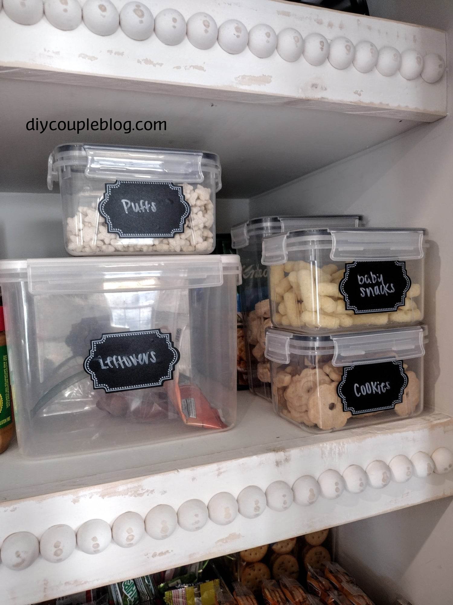 How To Organize A Small Pantry - DIY Couple Blog