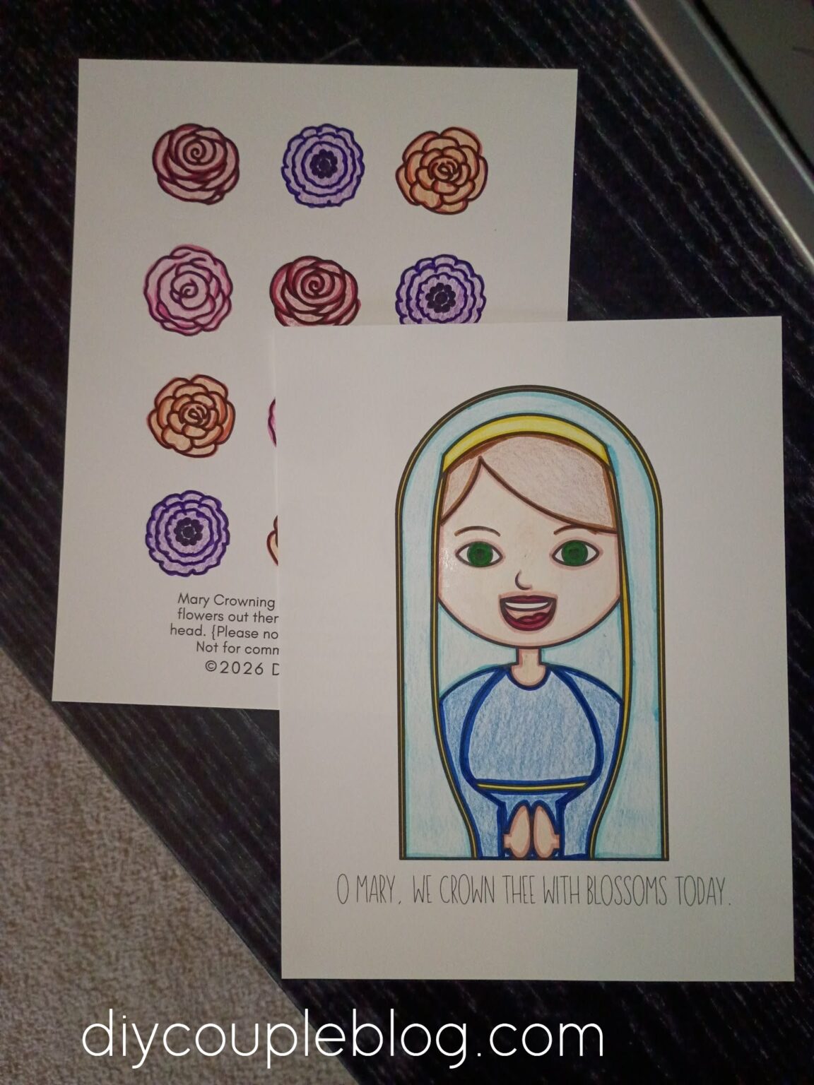 May Crowning Craft - DIY Couple Blog