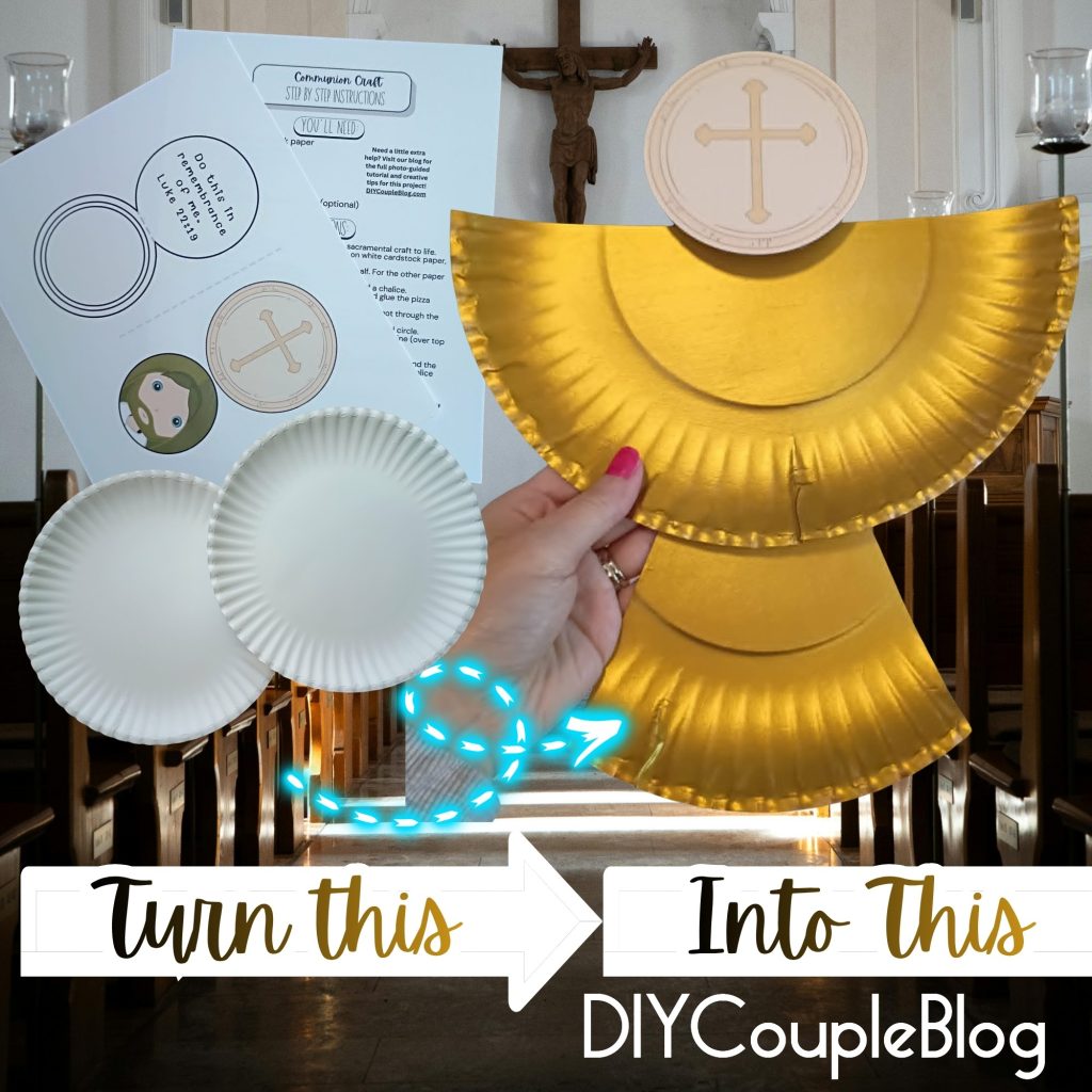 Peek-A-Boo Jesus In the Eucharist Craft - DIY Couple Blog