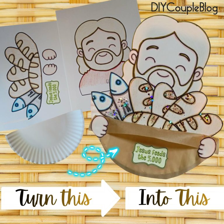Loaves and Fishes Craft: Easy Paper Plate Bible Activity