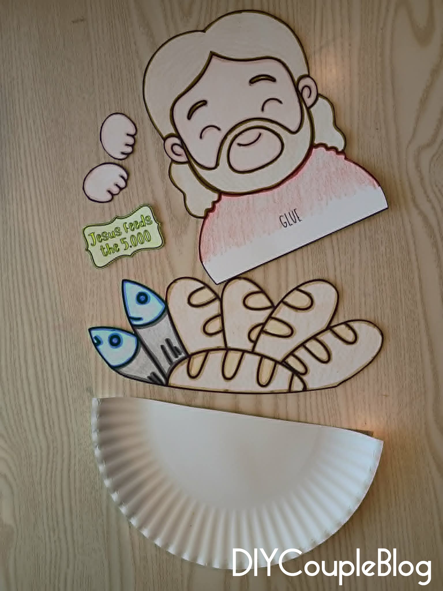 Loaves and Fishes Craft: Easy Paper Plate Bible Activity